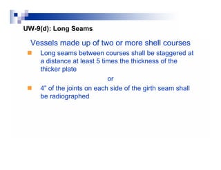 Inspection of Pressure Vessels as per ASME Sec VIII Division -1 | PDF