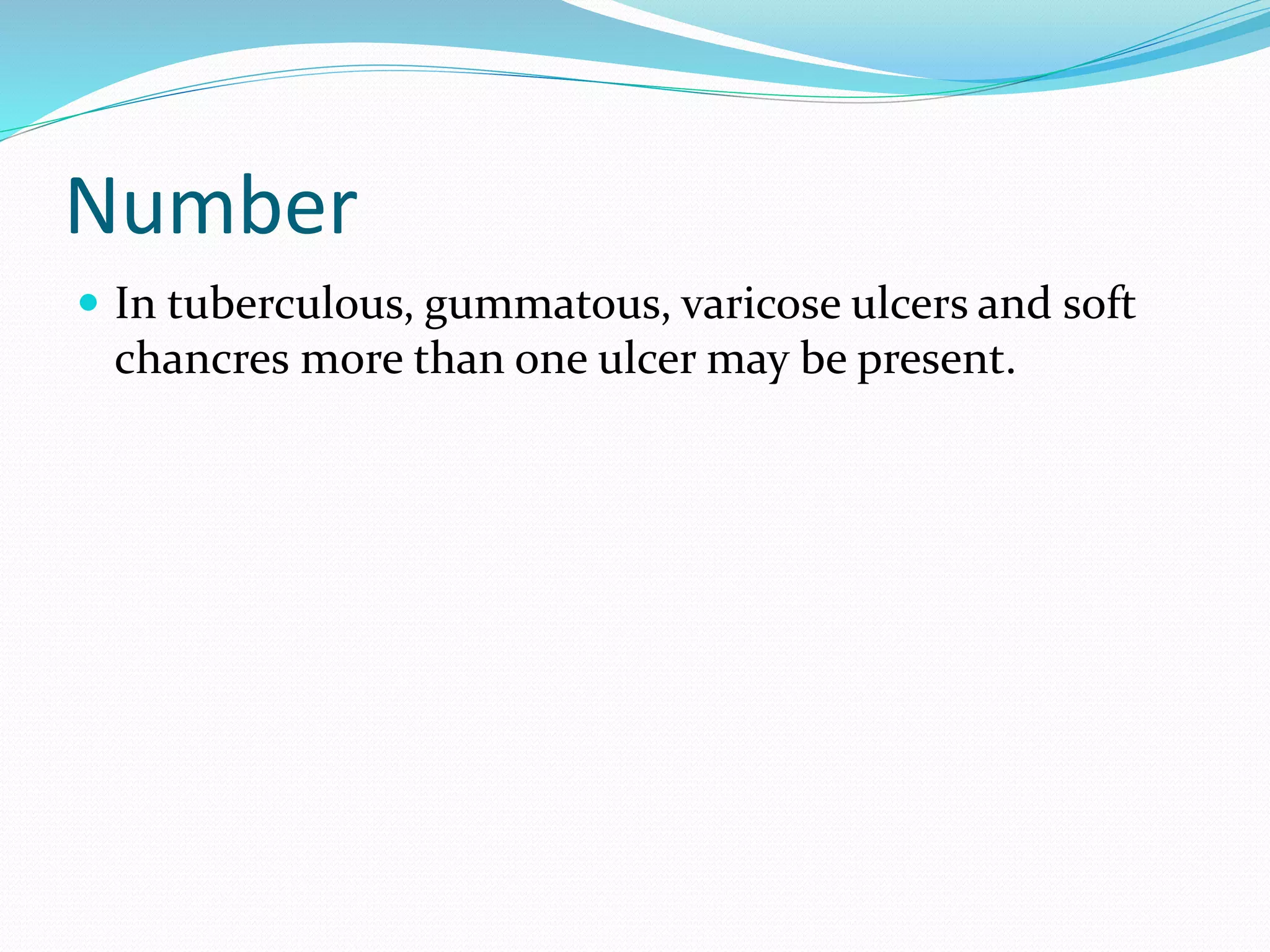 Inspection of ulcer | PPTX