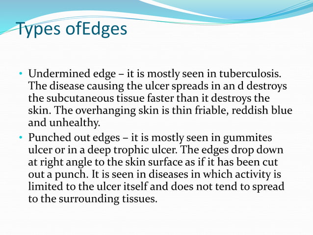 Inspection of ulcer | PPTX | Skin and Dermatology | Diseases and Conditions