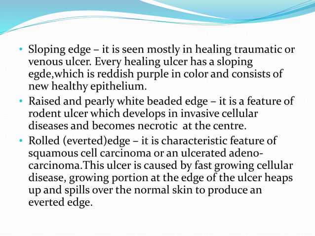 Inspection of ulcer | PPTX | Skin and Dermatology | Diseases and Conditions