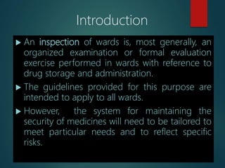 Inspection of Wards | PPTX