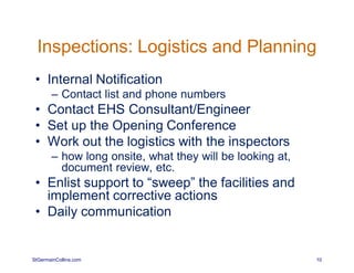 Regulatory Inspection Preparedness Training | PDF