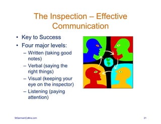 Regulatory Inspection Preparedness Training | PDF