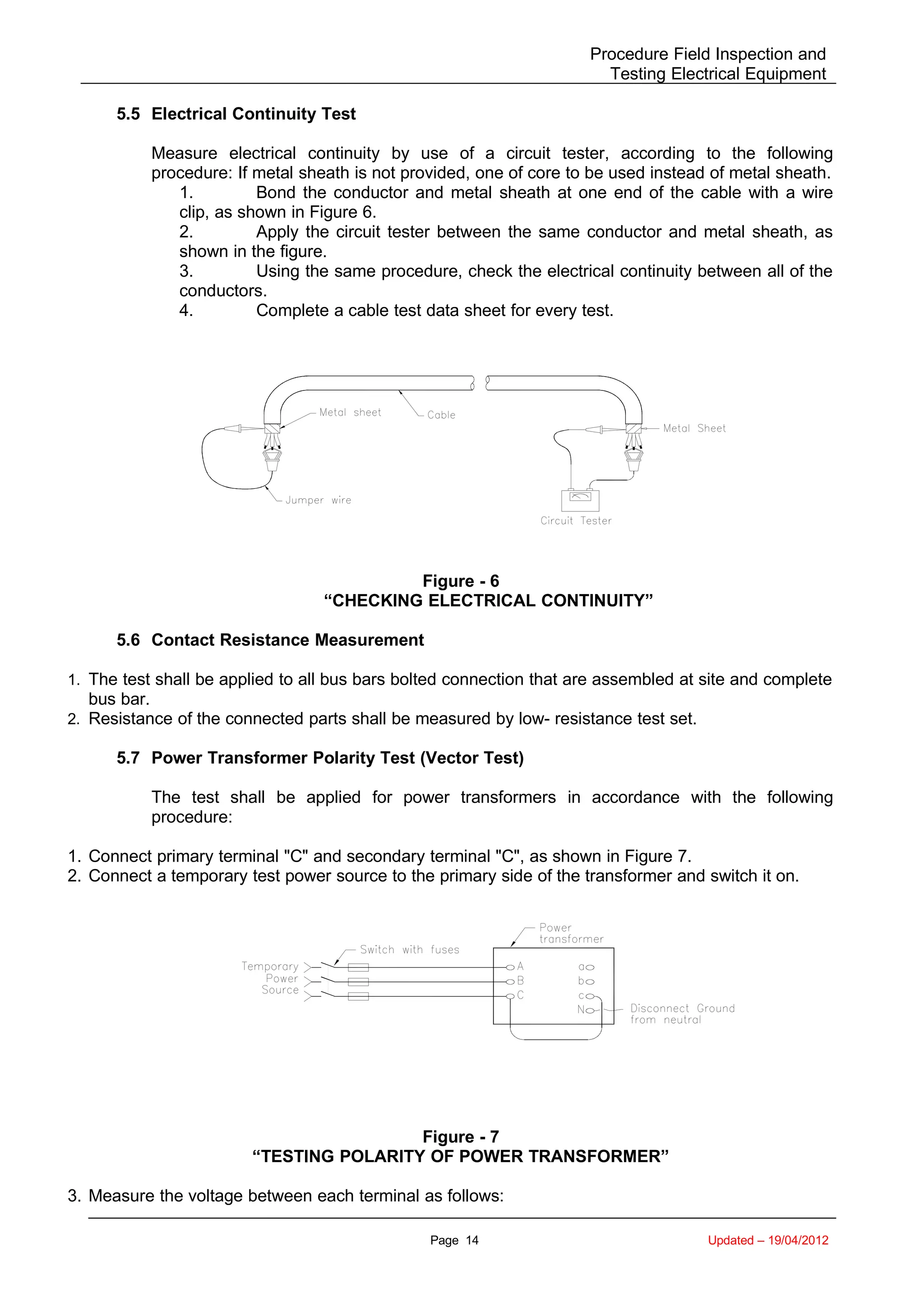 Inspection Procedure and Testing Electrical Equipment.pdf