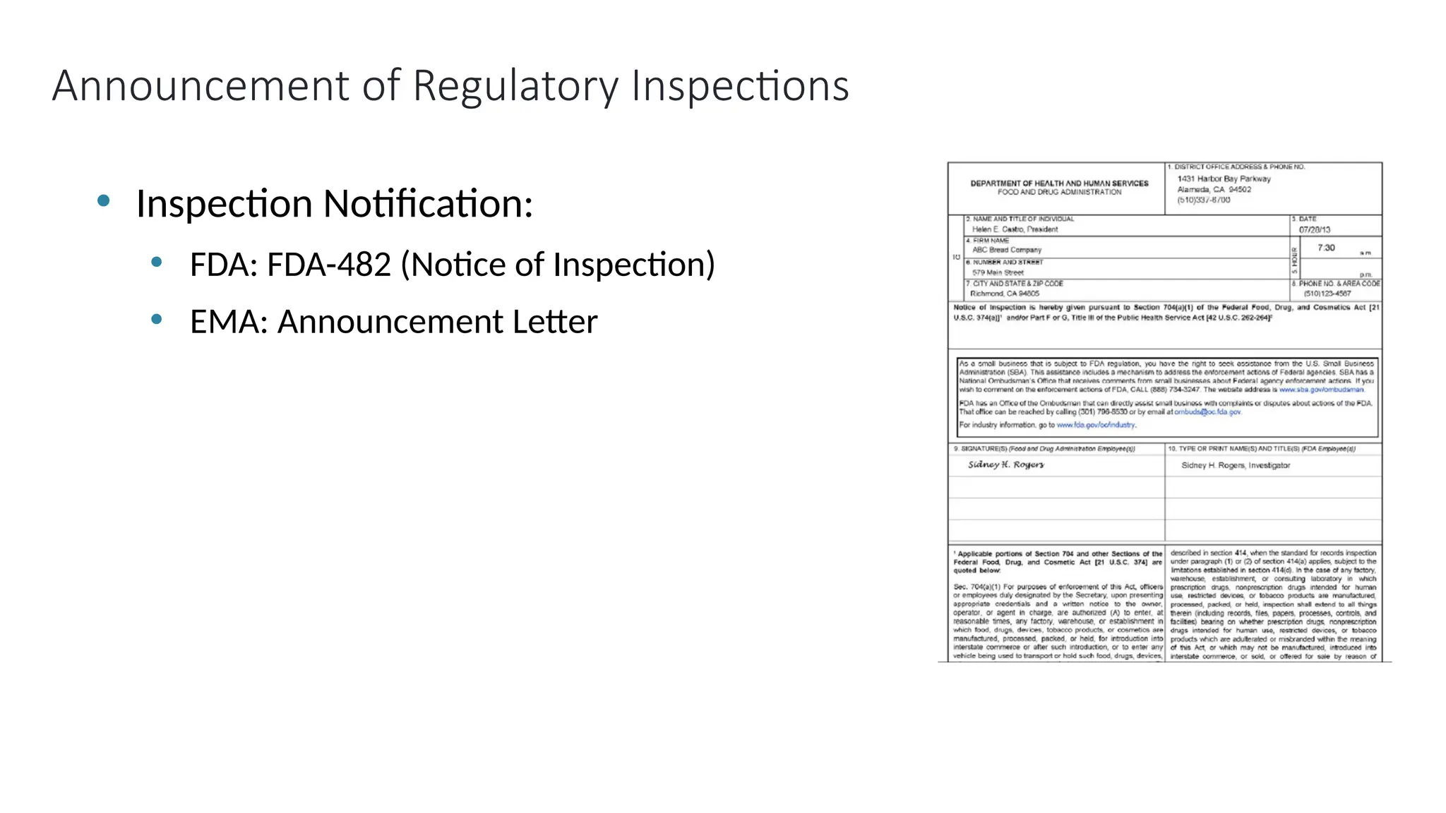Inspection Readiness, Inspection readiness for clinical trial site..pptx