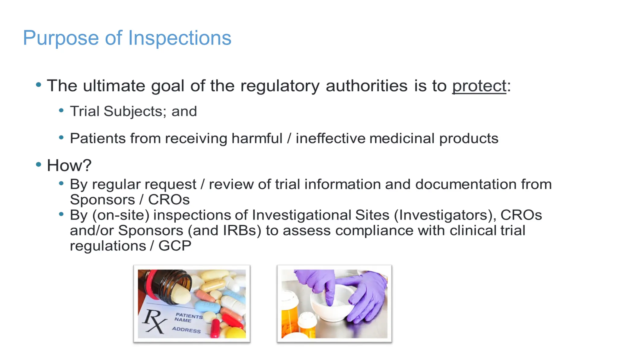 Inspection Readiness, Inspection readiness for clinical trial site..pptx