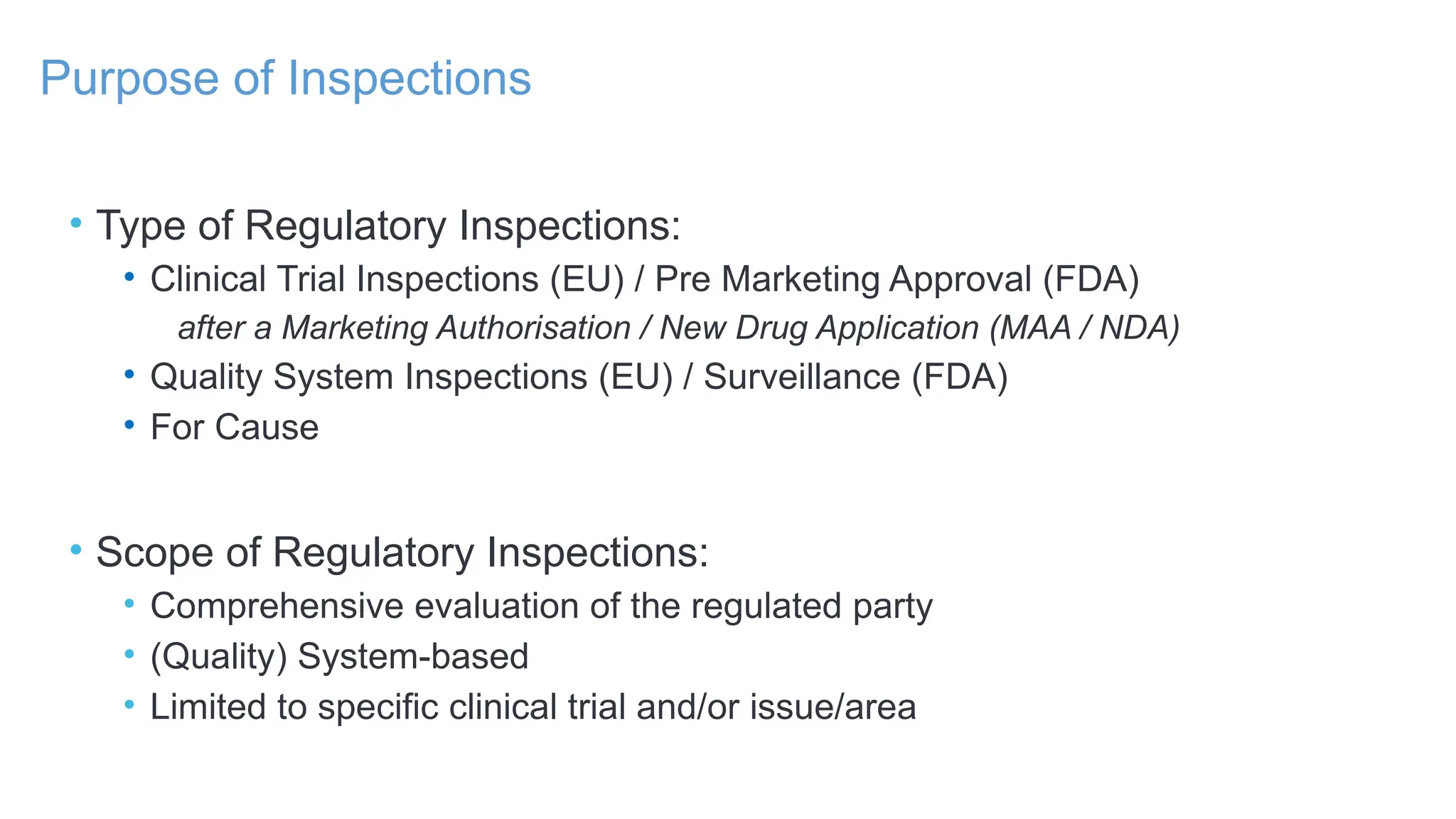 Inspection Readiness, Inspection readiness for clinical trial site..pptx