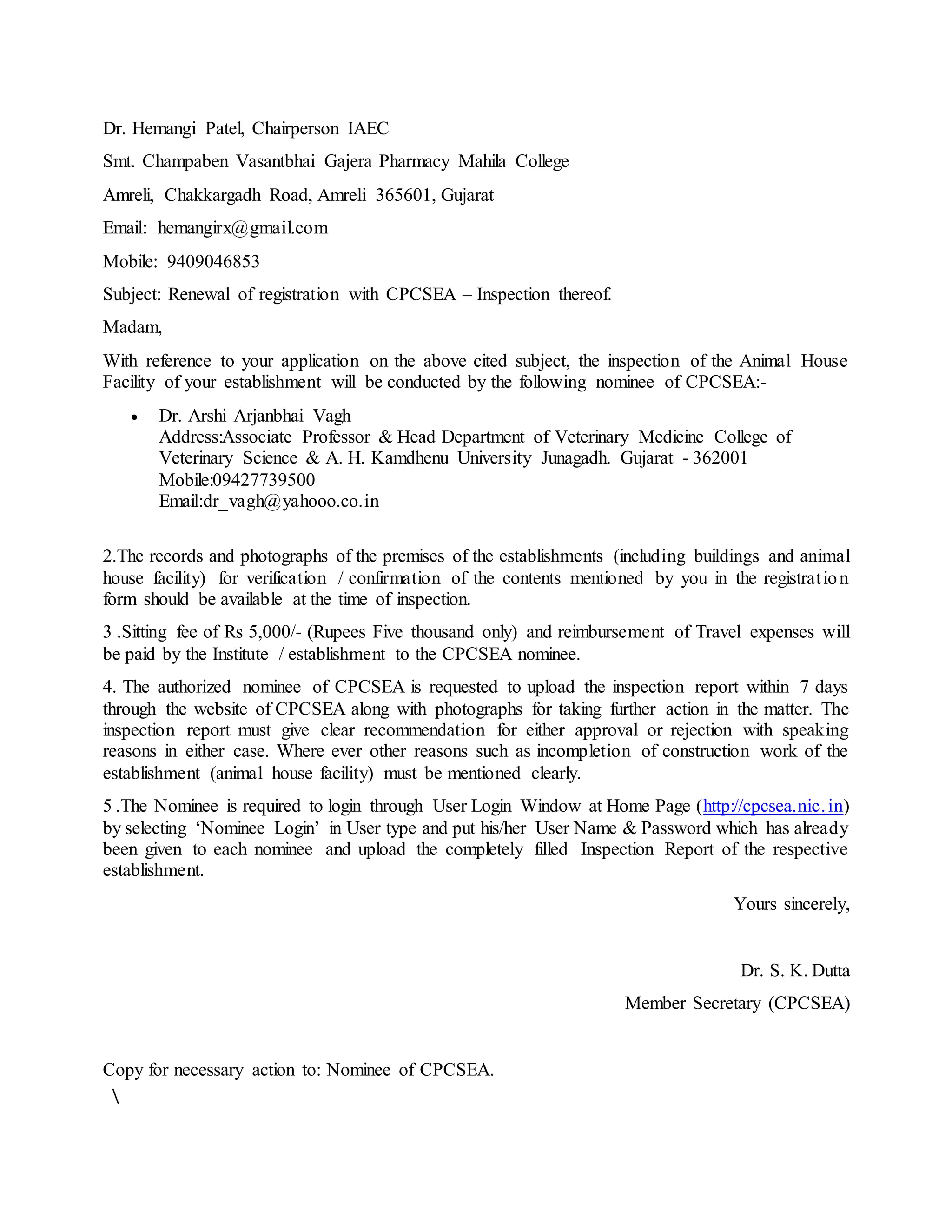 Inspection report | DOCX
