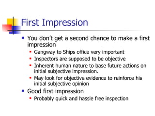 Inspections On Board | PPT