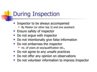 Inspections On Board | PPT