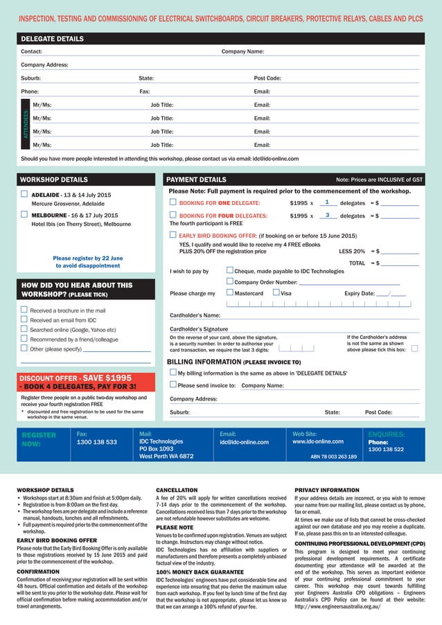 Inspection, Testing and Commissioning of Electrical Switchboards ...