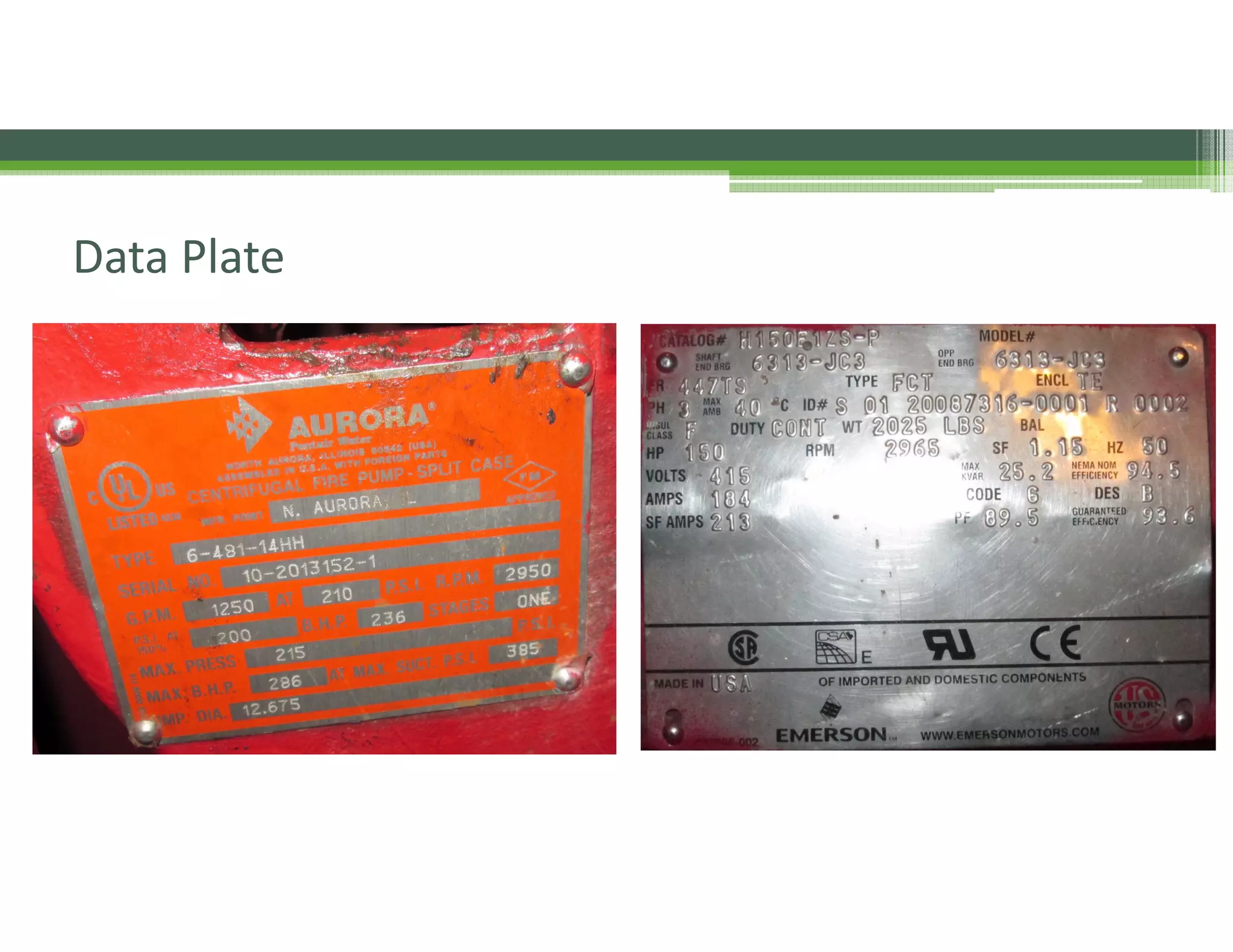 Inspection, Testing and Maintenance of fire pump | PDF