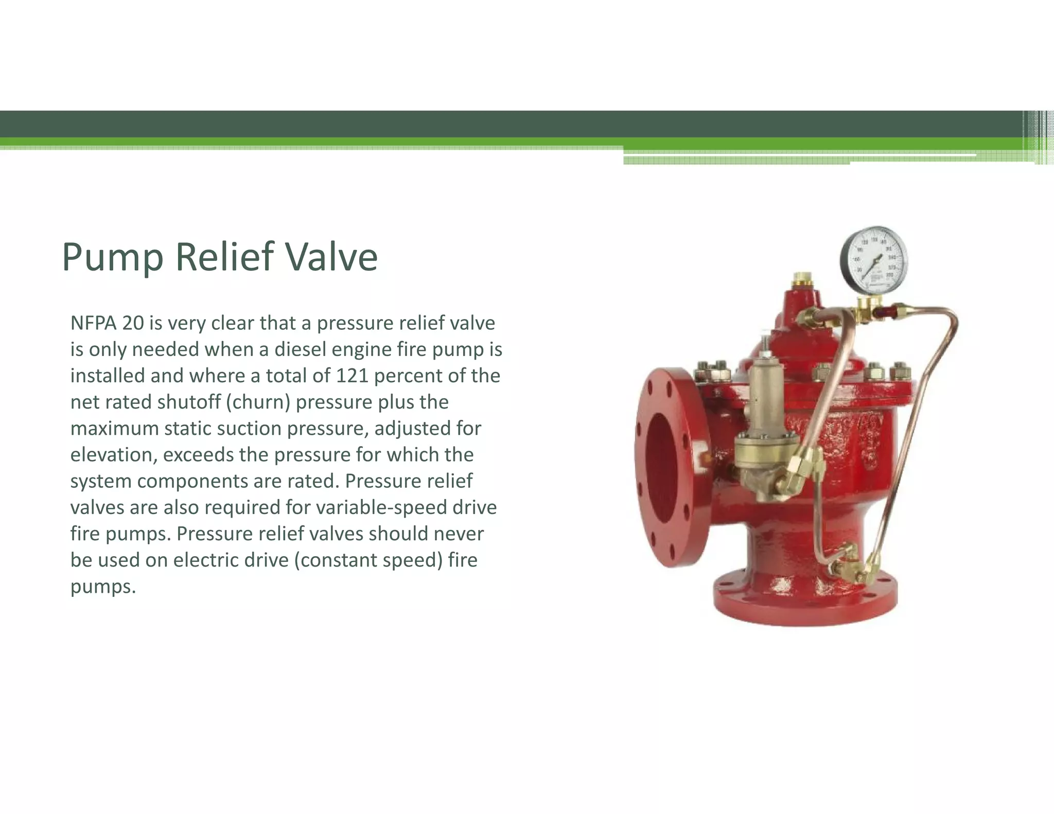 Inspection, Testing and Maintenance of fire pump | PDF