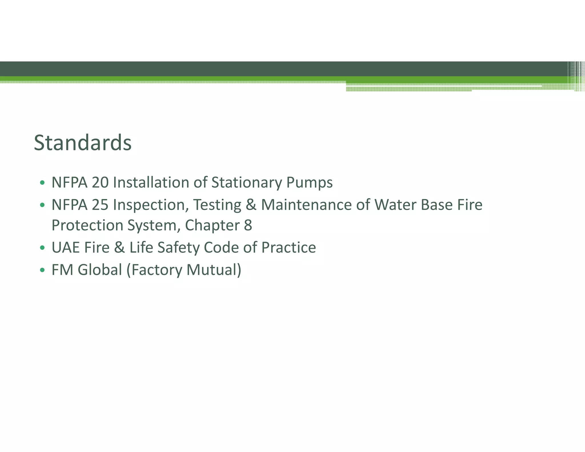 Inspection, Testing and Maintenance of fire pump | PDF
