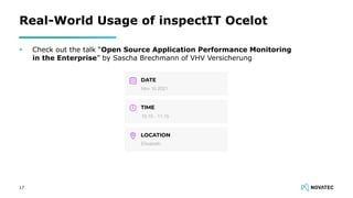 OSMC 2021 | inspectIT Ocelot: Dynamic OpenTelemetry Instrumentation at Runtime | PPT