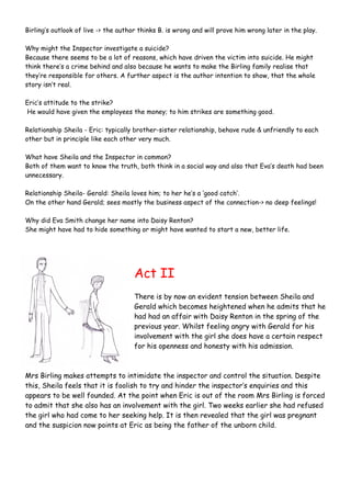 Inspector calls-revision | PDF