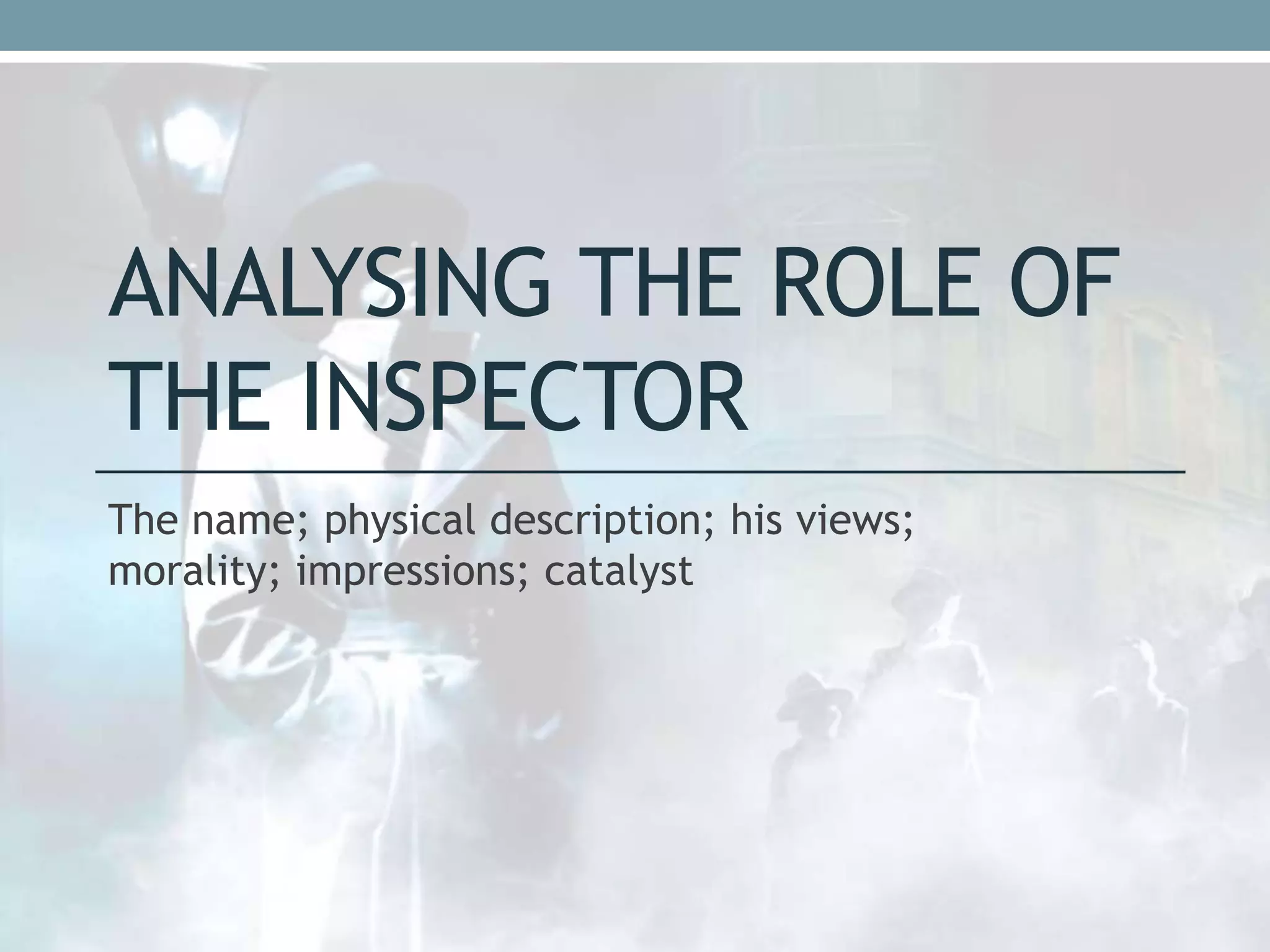 Inspector analysis | PPTX