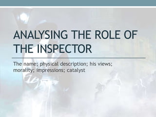 Inspector analysis | PPTX