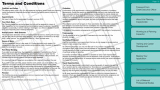 Inspector band 1 recruitment guidance January 2018 | PDF