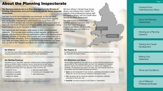 Inspector band 1 recruitment guidance January 2018 | PDF