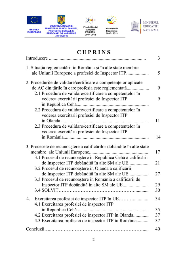 Inspector ITP - Carmen Debeleac - Transporturi terestre | PDF