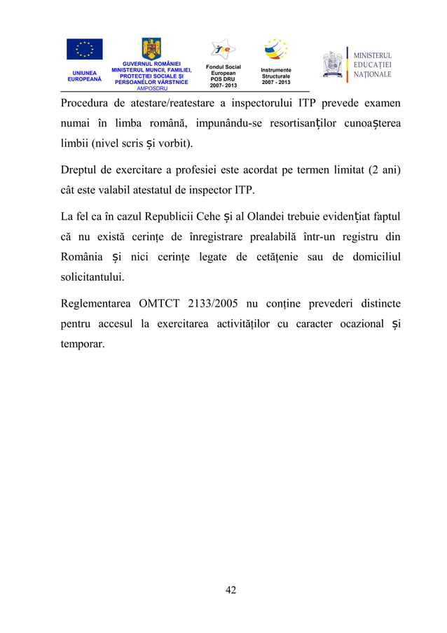 Inspector ITP - Carmen Debeleac - Transporturi terestre | PDF