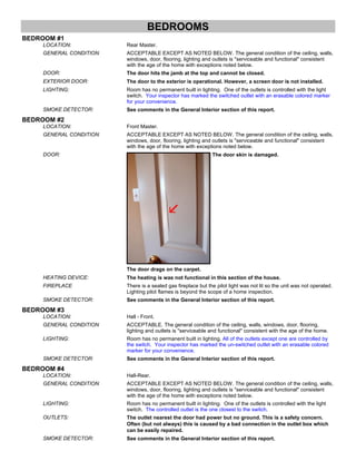 Inspectpro sample report | PDF | Home Improvement | Home & Garden