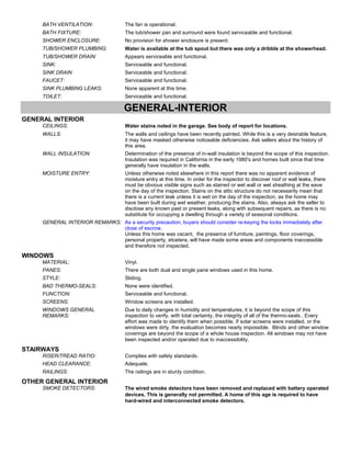 Inspectpro sample report | PDF | Home Improvement | Home & Garden