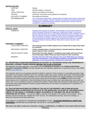 Inspectpro sample report | PDF | Home Improvement | Home & Garden