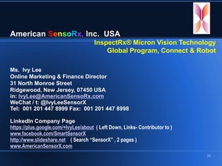 InspectRx® Vision Tech - Effective Micron Measurement | PPT