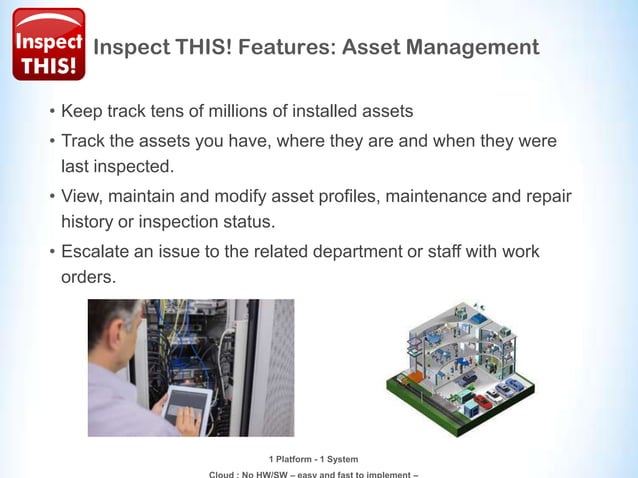 Inspect THIS! mobile inspection tool for facility & asset management | PPTX | Cloud Computing ...