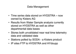 Inspect typical water monitoring equipment alan hooper | PPT