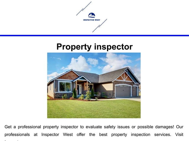 house inspection | PPT