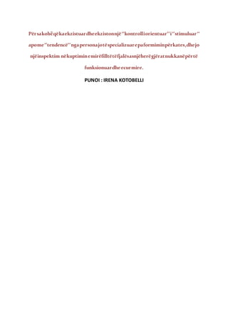 detyrë kursi Inspektimi byirenakotobelli | DOCX