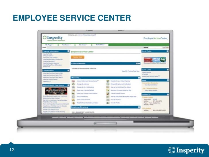 Insperity Service Platform