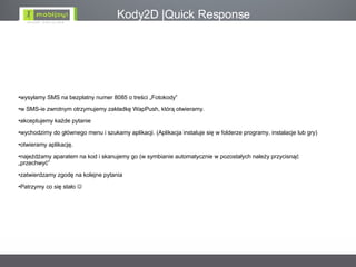 Inspiracje: kody 2D | PPT