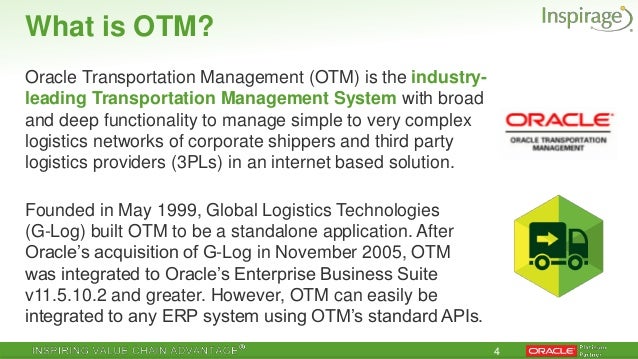 Inspirage OTM in the Cloud