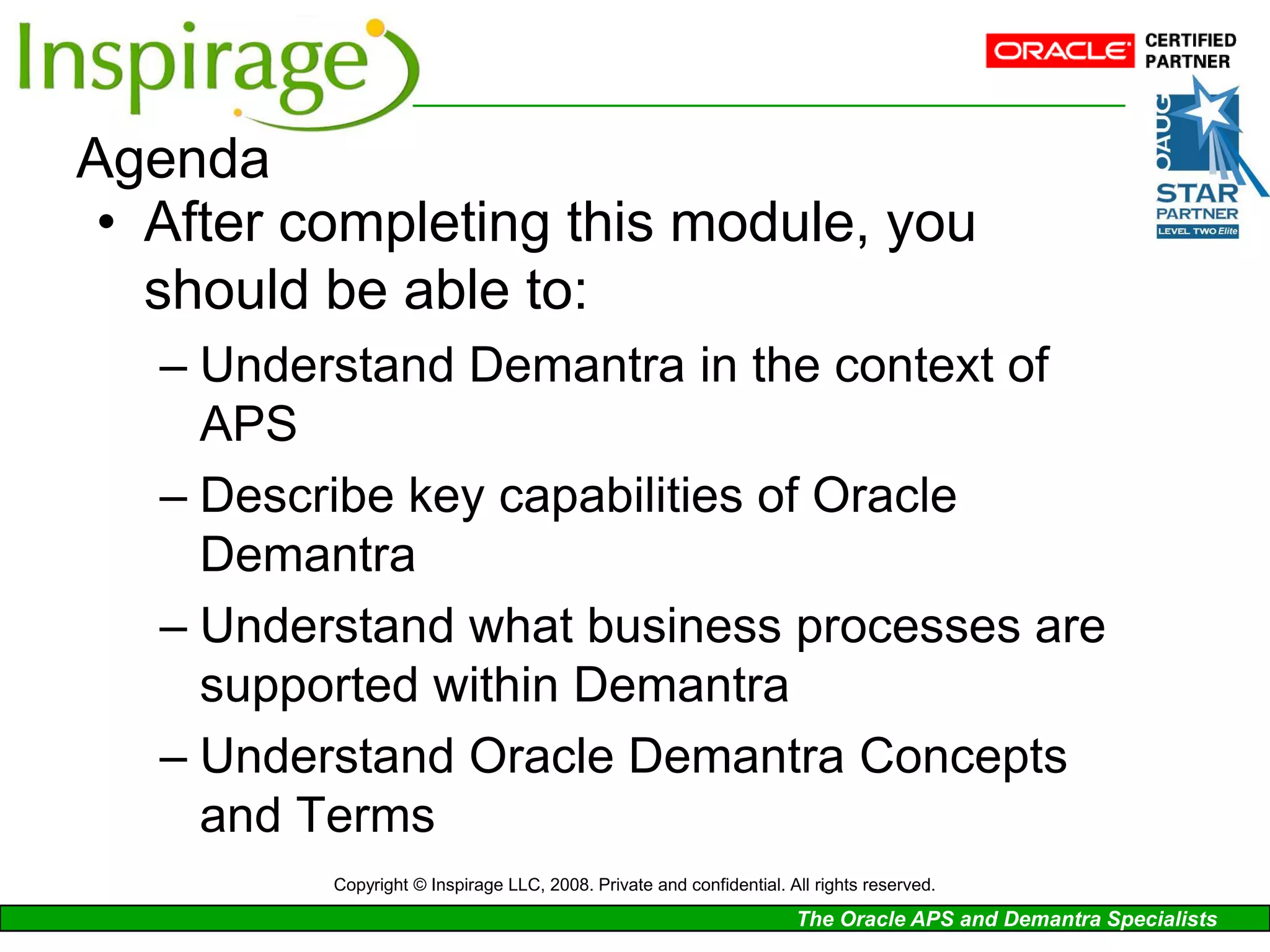 Demantra Overview | PDF