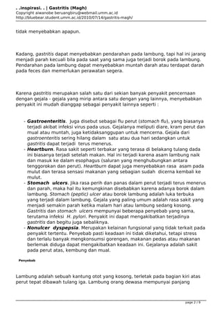 gastritis (magh) | PDF