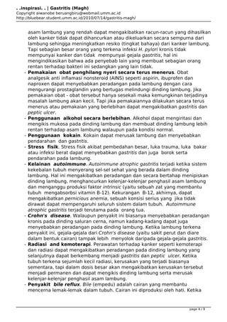 gastritis (magh) | PDF