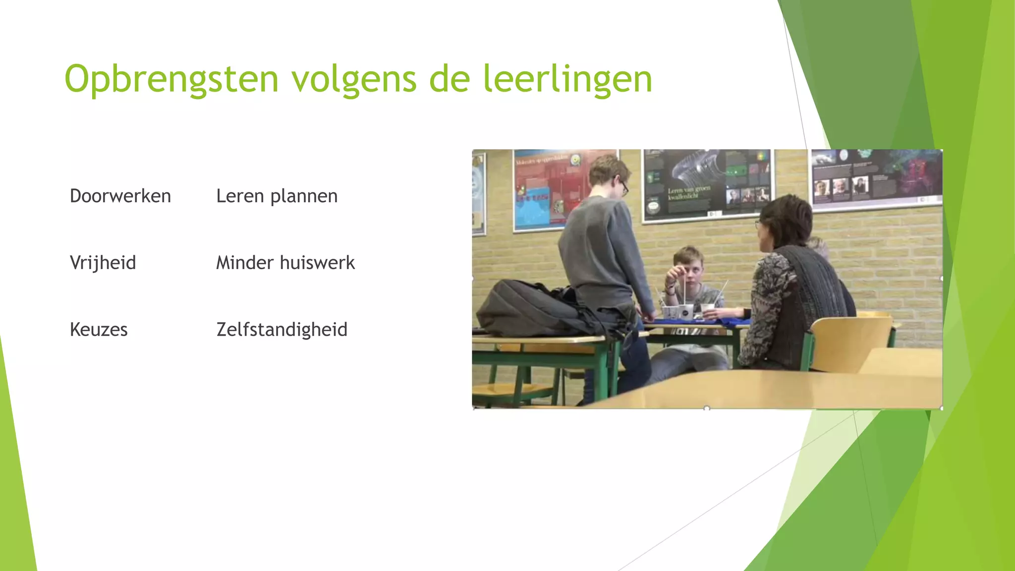 Het leerproces inrichten voor zelfstandig leren | PPT