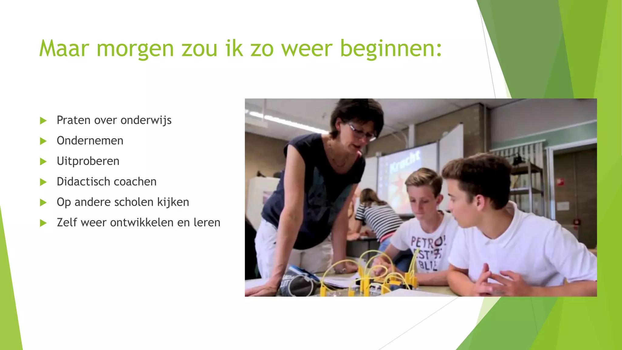 Het leerproces inrichten voor zelfstandig leren | PPT