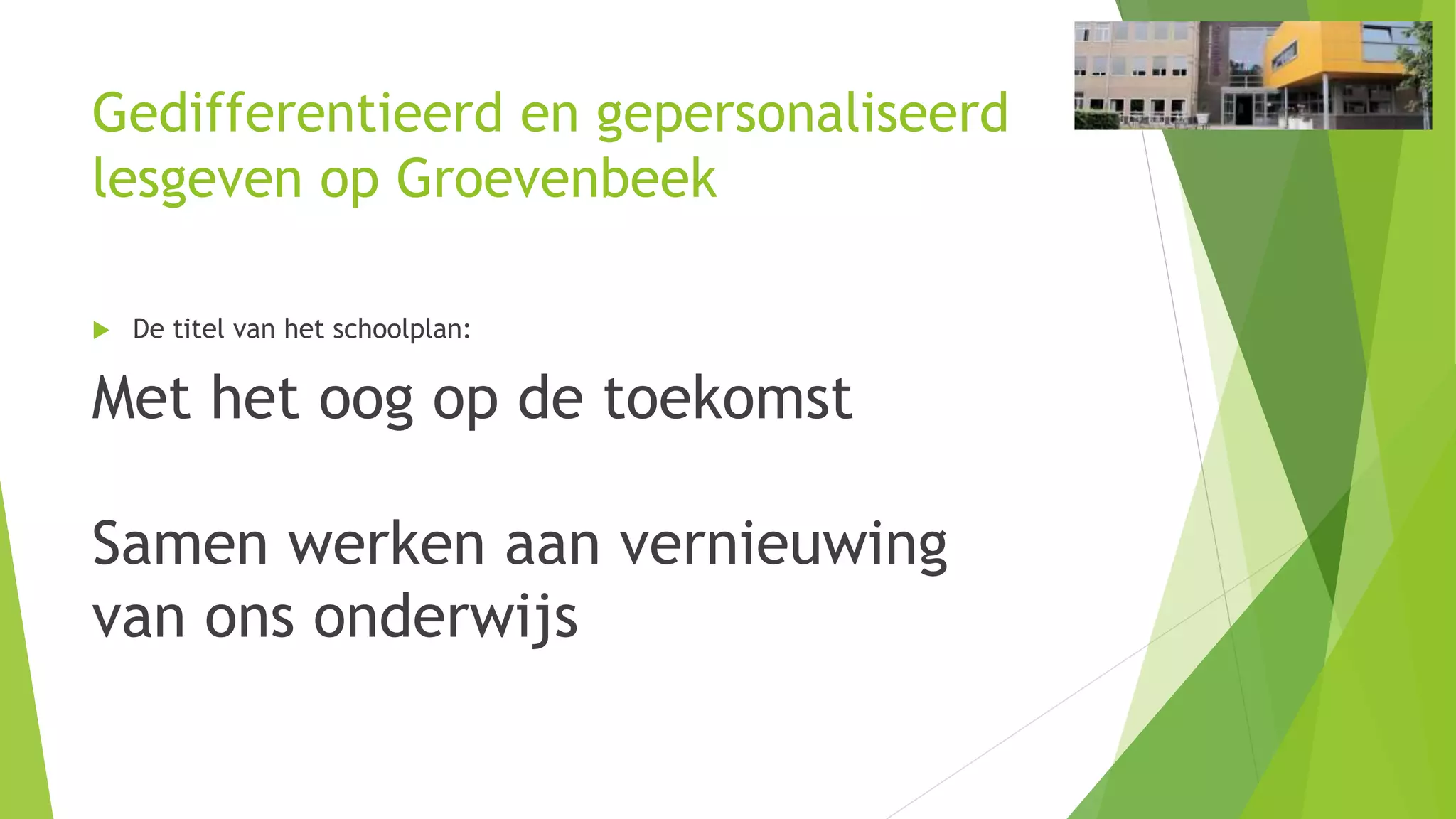 Het leerproces inrichten voor zelfstandig leren | PPT