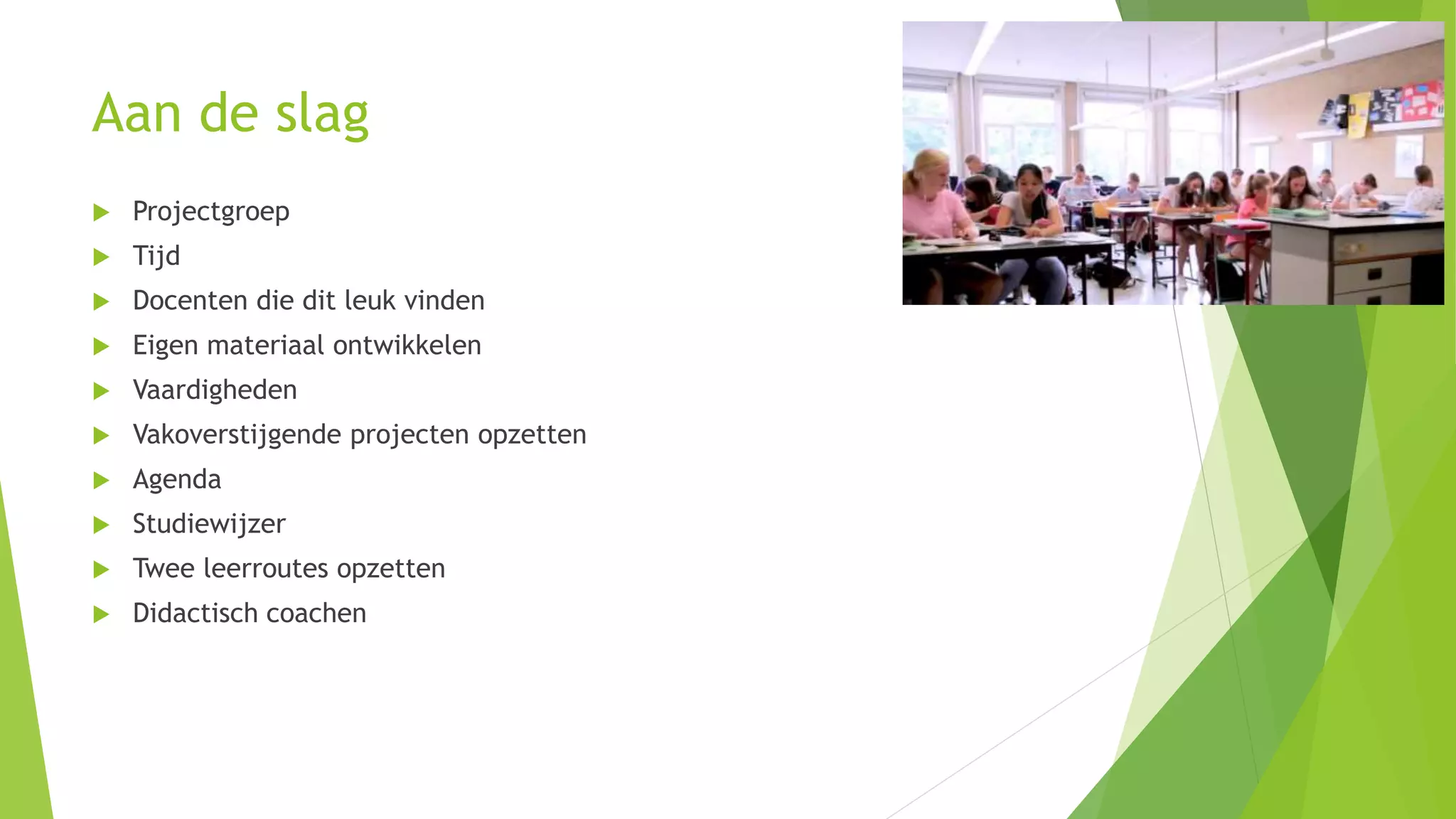 Het leerproces inrichten voor zelfstandig leren | PPT