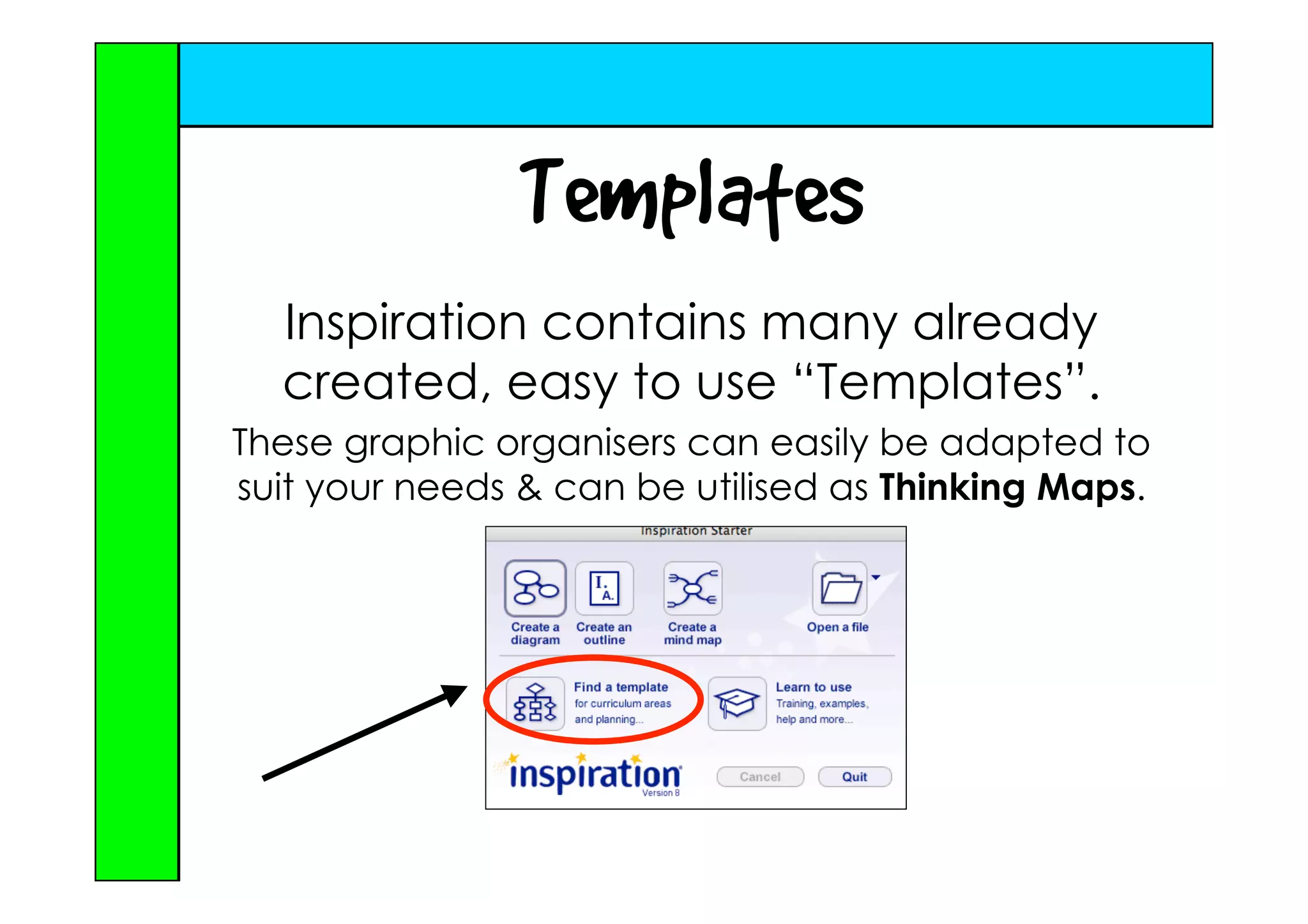 Using Inspiration\'s Templates with Thinking Maps | PDF