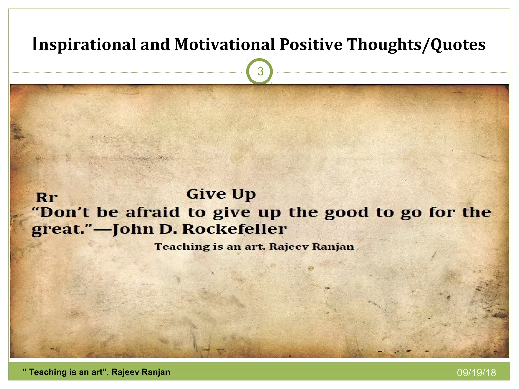 Inspirational and motivational positive thoughts quotes life changing ...
