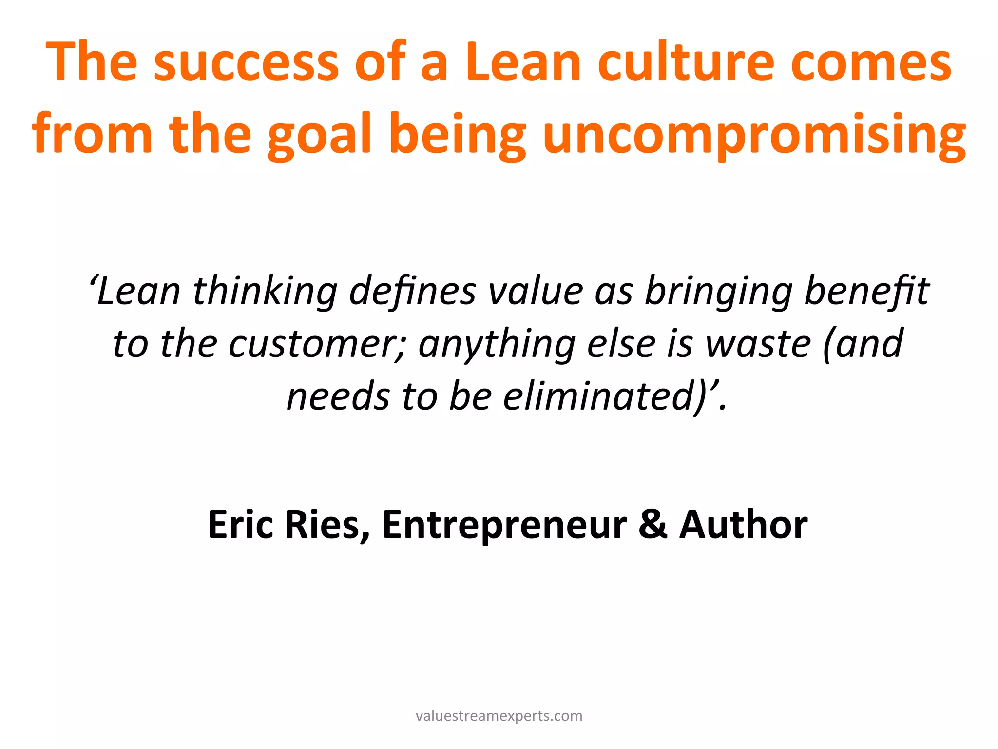 Inspirational lean quotes from successful leaders | PPT