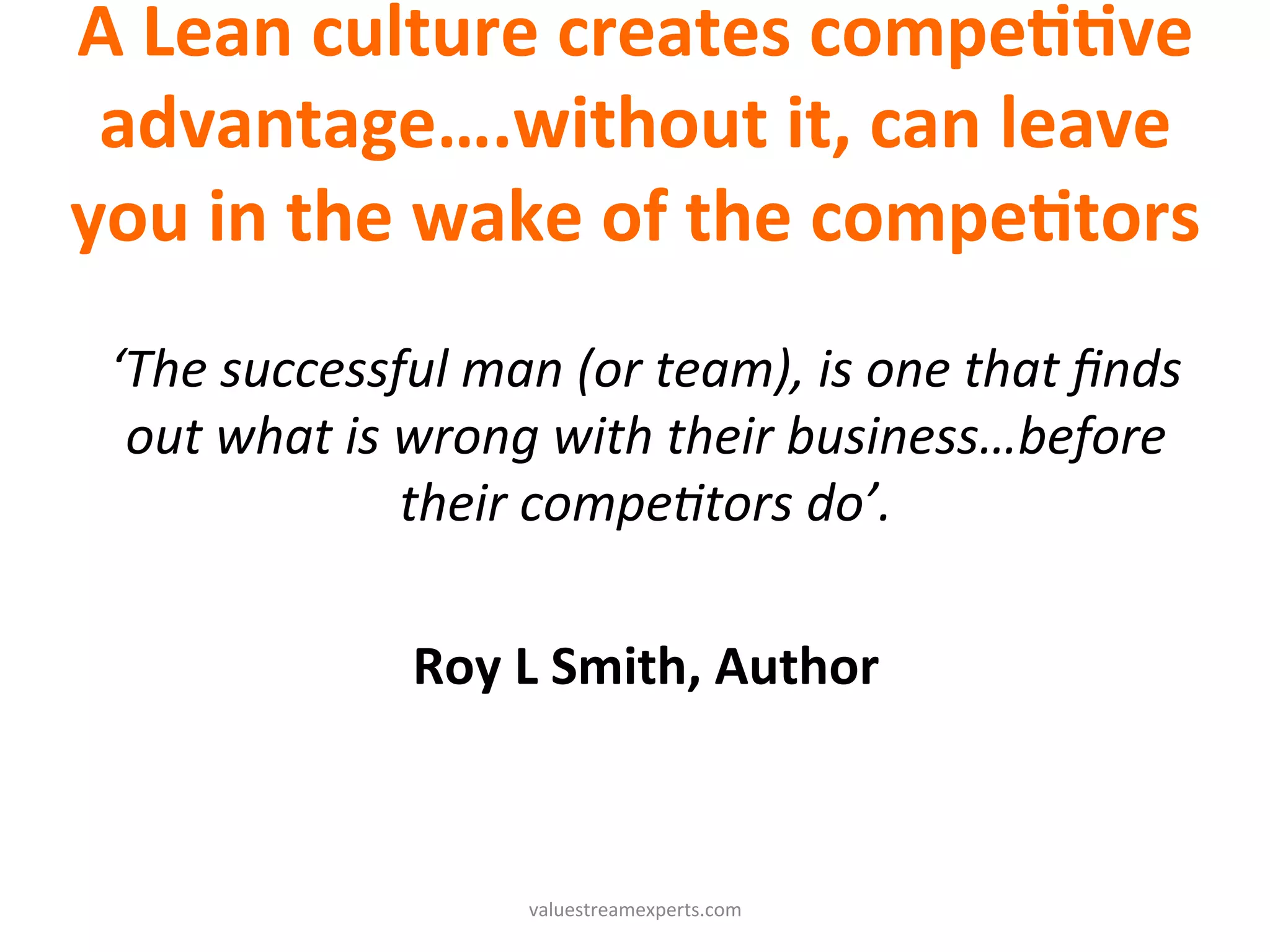 Inspirational lean quotes from successful leaders | PPT