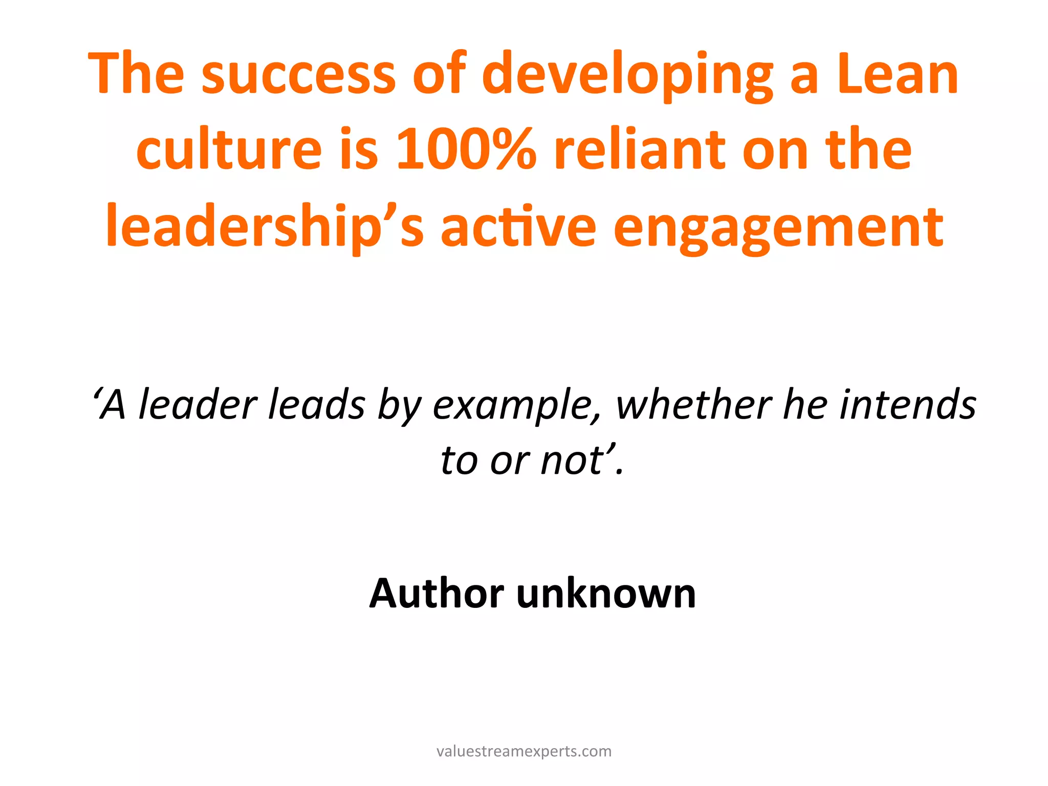 Inspirational lean quotes from successful leaders | PPT