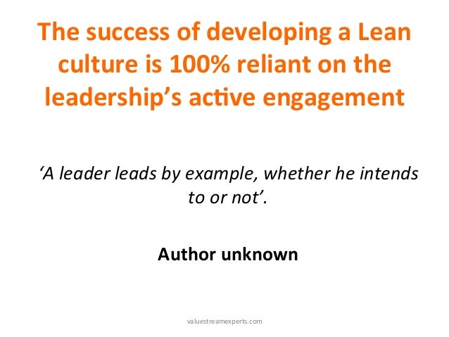 Inspirational lean quotes from successful leaders